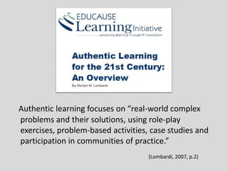 Authentic and Collaborative Case-Based Learning: A New Model for ...