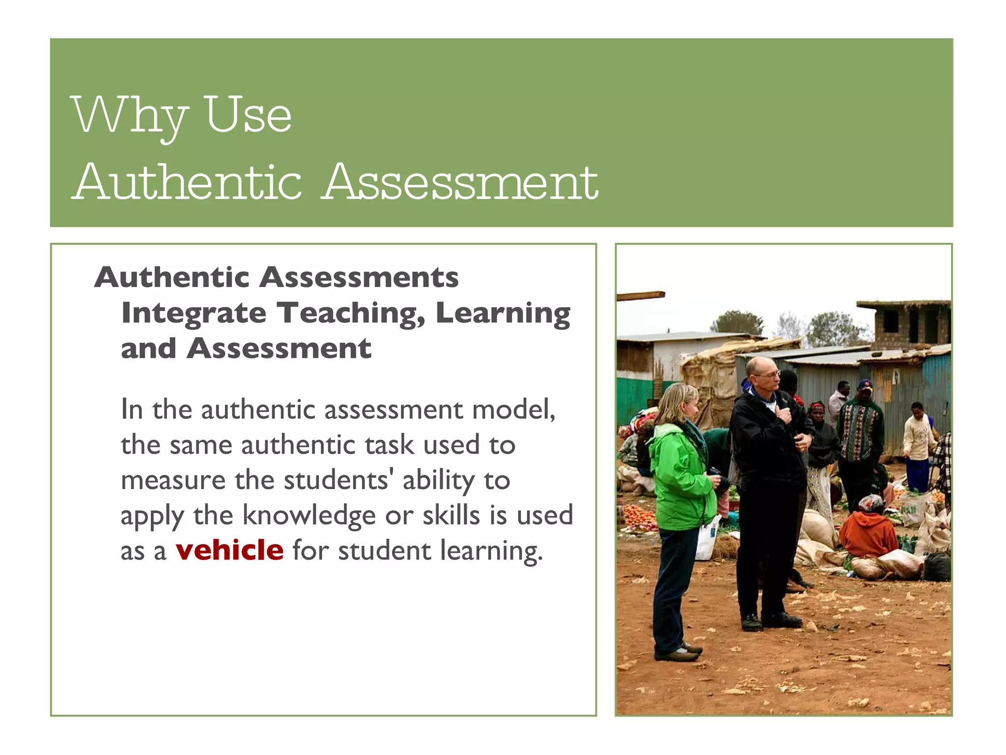 Authentic Assessment | PPT