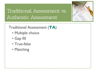 Authentic Assessment | PPT