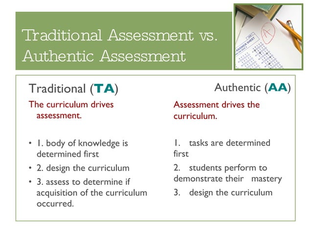 Authentic Assessment | PPT | Educational Assessment | Education