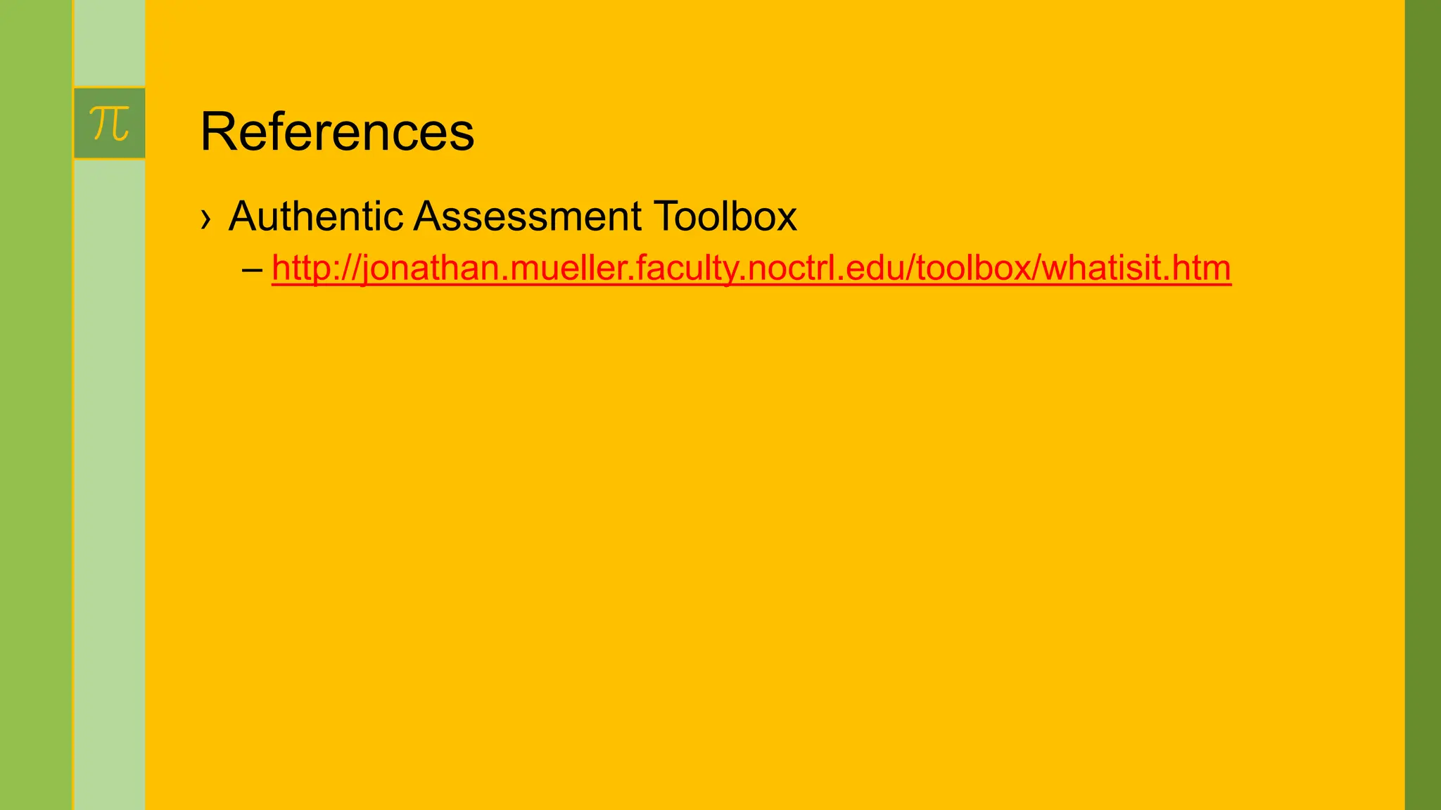 Authentic assessments methods in math.ppt