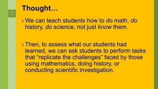 Authentic assessments methods in math.ppt