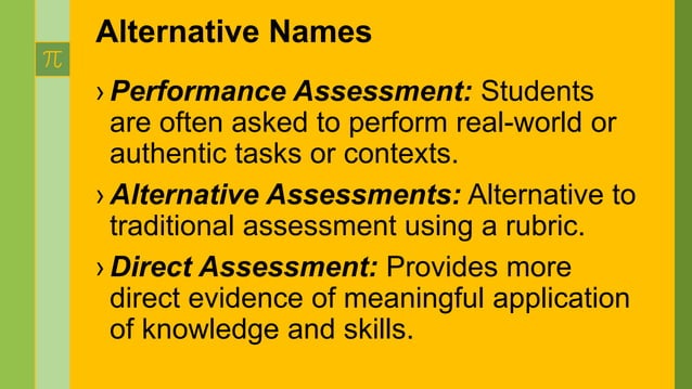Authentic assessments methods in math.ppt