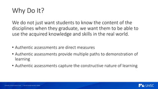 Authentic Assessment - USC and BU30 May 2024 public opt (1).pptx