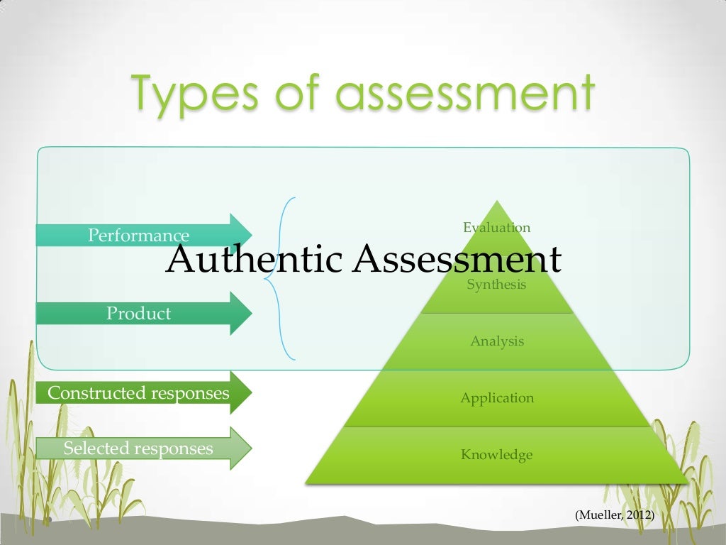 Authentic Assessment