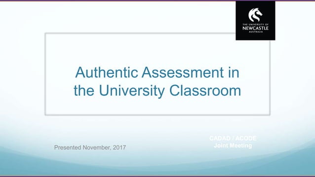 Authentic Assessment CADAD ACODE.pptx