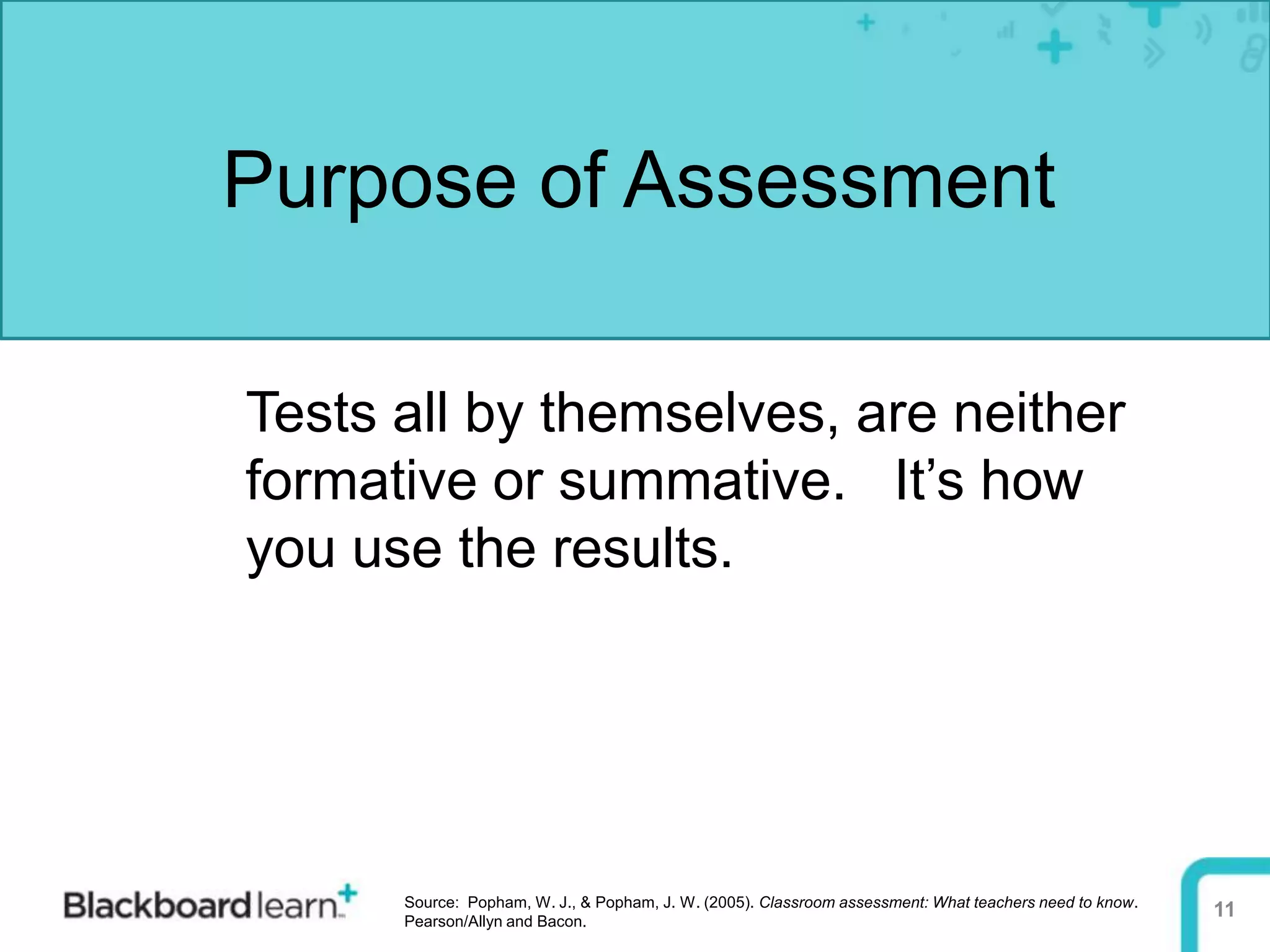 Authentic assessment workshop presentation | PPTX