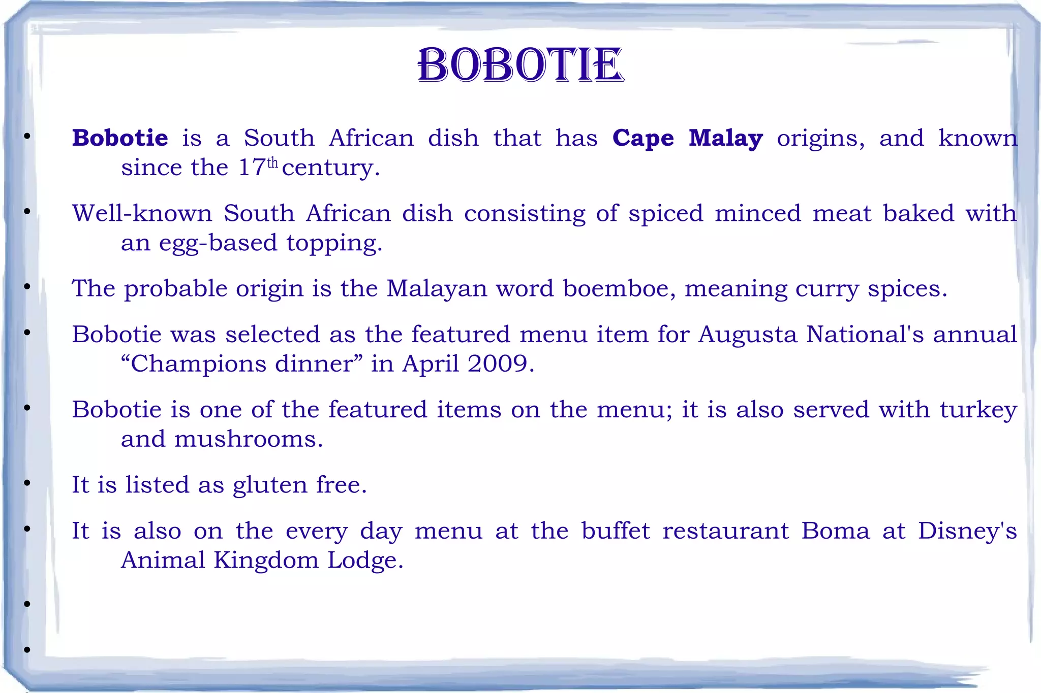Authenticated foods south africa | ODP