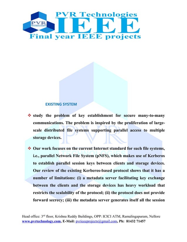 Authenticated key exchange protocols | PDF