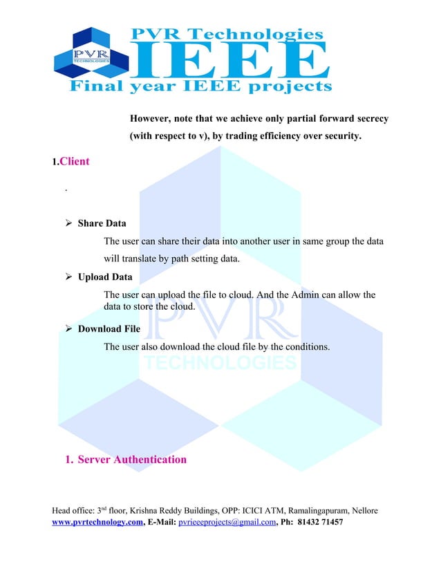 Authenticated key exchange protocols | PDF