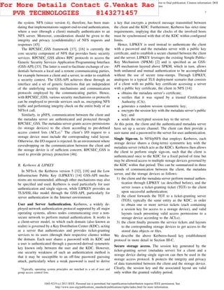 Authenticated key exchange protocols for parallel network file systems | PDF | Computer ...