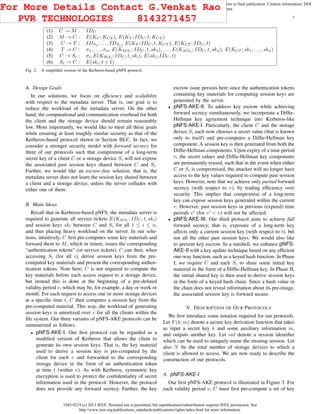 Authenticated key exchange protocols for parallel network file systems | PDF | Computer ...