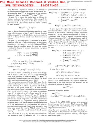 Authenticated key exchange protocols for parallel network file systems | PDF | Computer ...