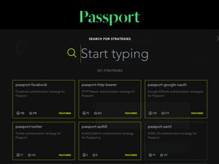 Authenticating and Securing Node.js APIs | PPT