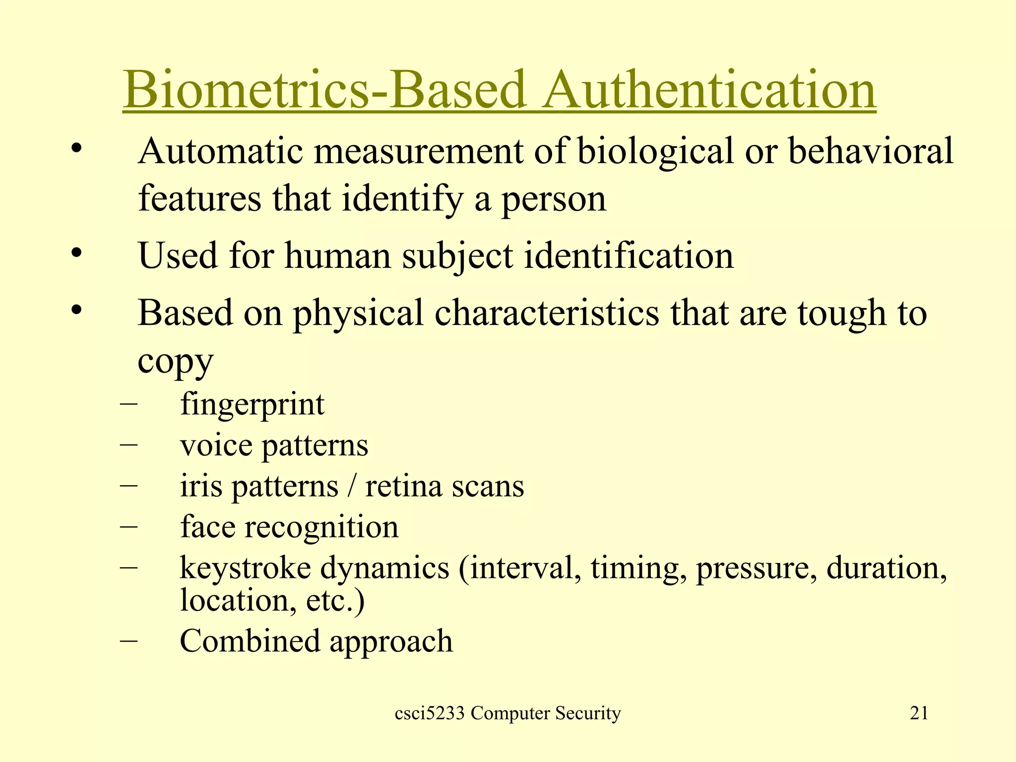 Authentication | PPT