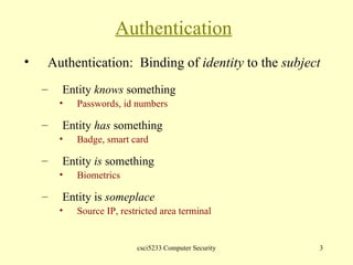 Authentication | PPT