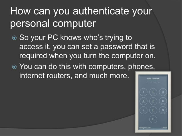Authentication | PPT