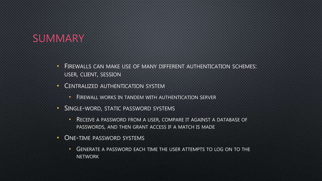 Authentication | PPTX | Operating Systems | Computer Software and Applications