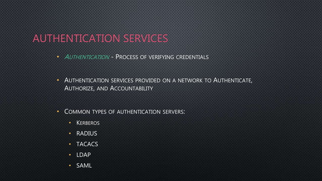 Authentication | PPTX | Operating Systems | Computer Software and Applications