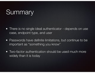 User Authentication Overview | PDF