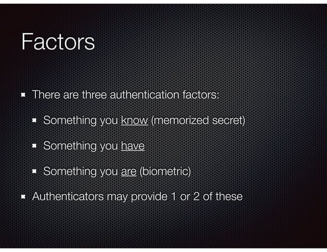 User Authentication Overview | PDF