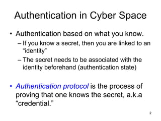 authentication.ppt | Internet | Computing