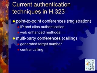 Authentication Methods in Videoconferencing Systems | PPT | Web Conferencing | Computer Software ...