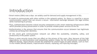 Authentication in Smart Grid | PPT