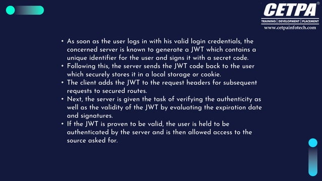 Authentication and Authorization in MERN Stack Applications.pptx | Web Development | Internet