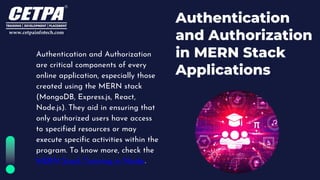 Authentication and Authorization in MERN Stack Applications.pptx