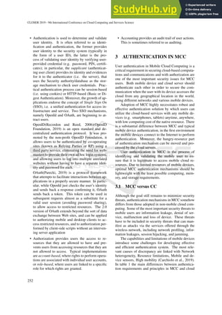 Authentication And Authorization Issues In Mobile Cloud Computing A Case Study | PDF
