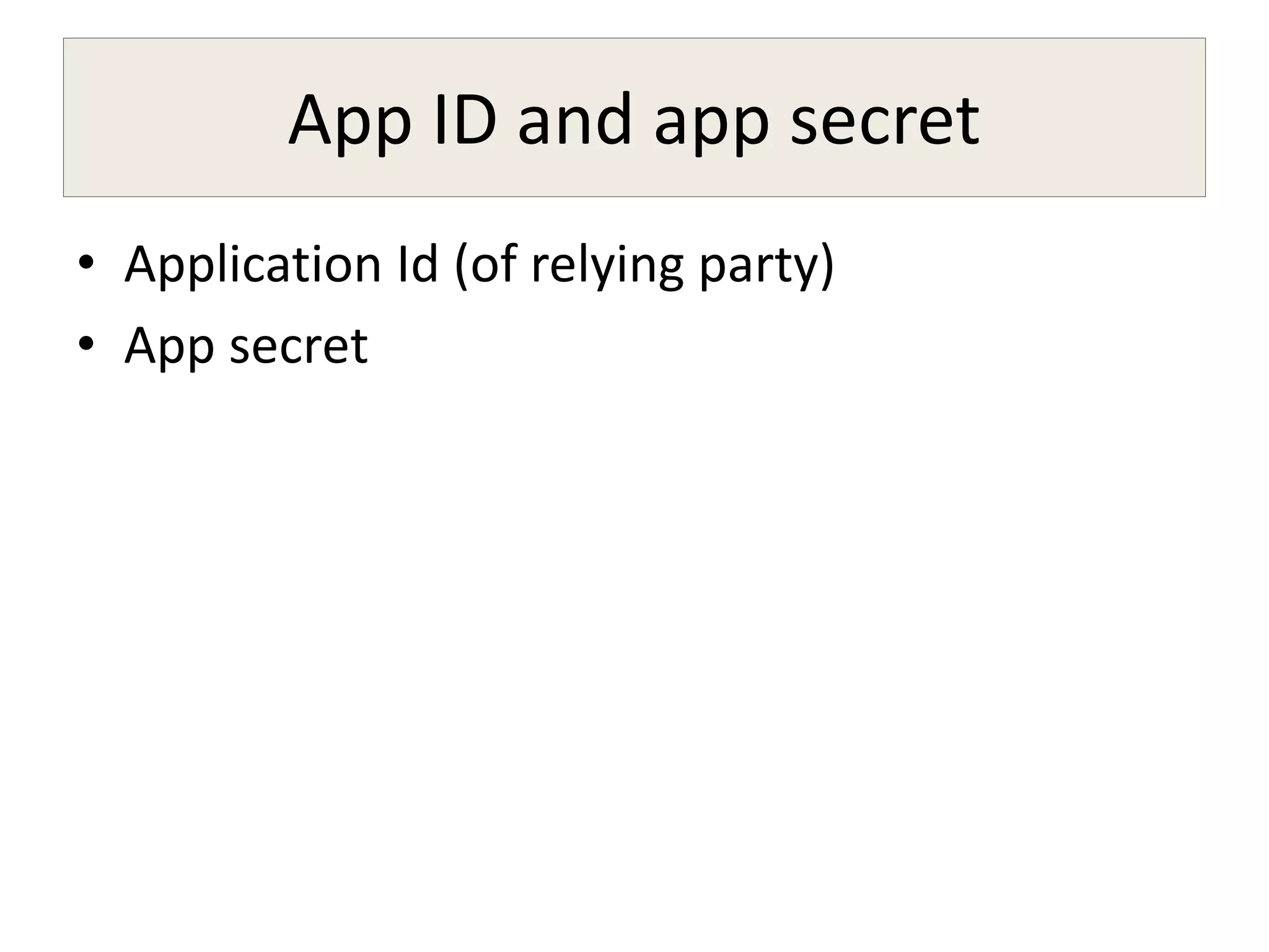 Authentication and single sign on (sso) | PPT