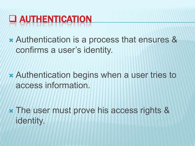 Authentication Authorization Accounting Aaa Slides