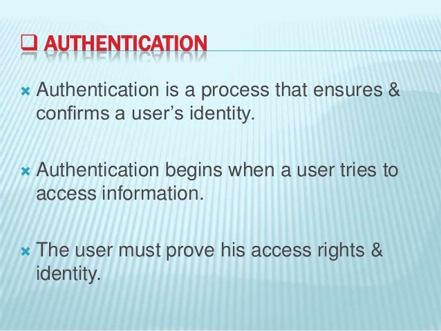 Authentication Authorization Accounting Aaa Slides