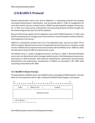 Authentication & Authorization and Accounting (AAA) in ...