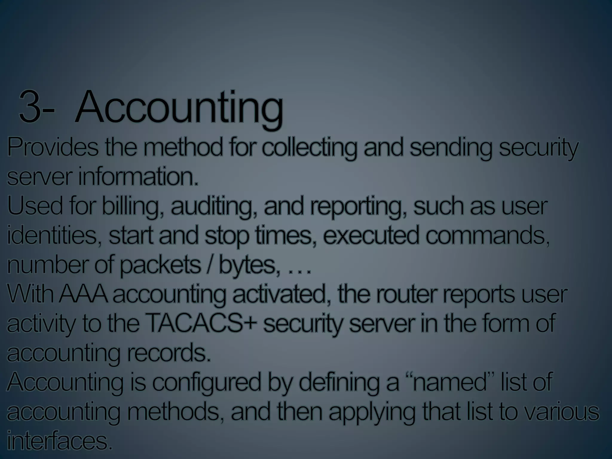 Authentication Authorization And Accounting Nawaf Sultan Pptx