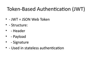 Authentication Flow Presentation for auth | PPTX