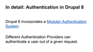 Drupal 8 Authentication | PDF | Internet | Computing
