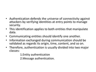 Authentication in IoTProtocol mainly used in cryptography and network ...