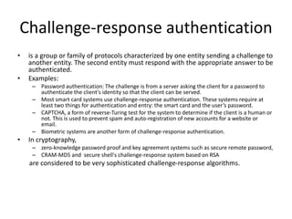 Authentication in IoTProtocol mainly used in cryptography and network ...