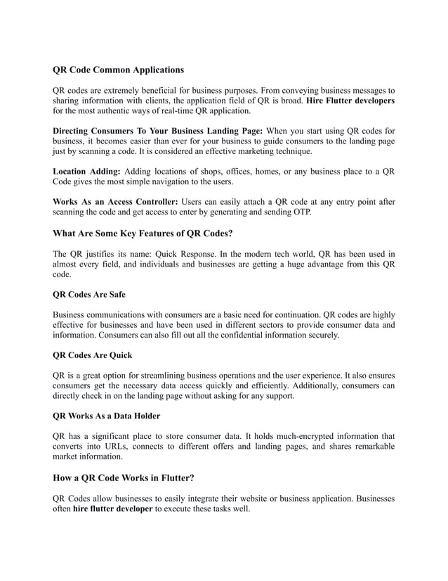 Authentication Made Simple - Exploring QR Auto Login in Flutter.pdf | Programming Languages ...