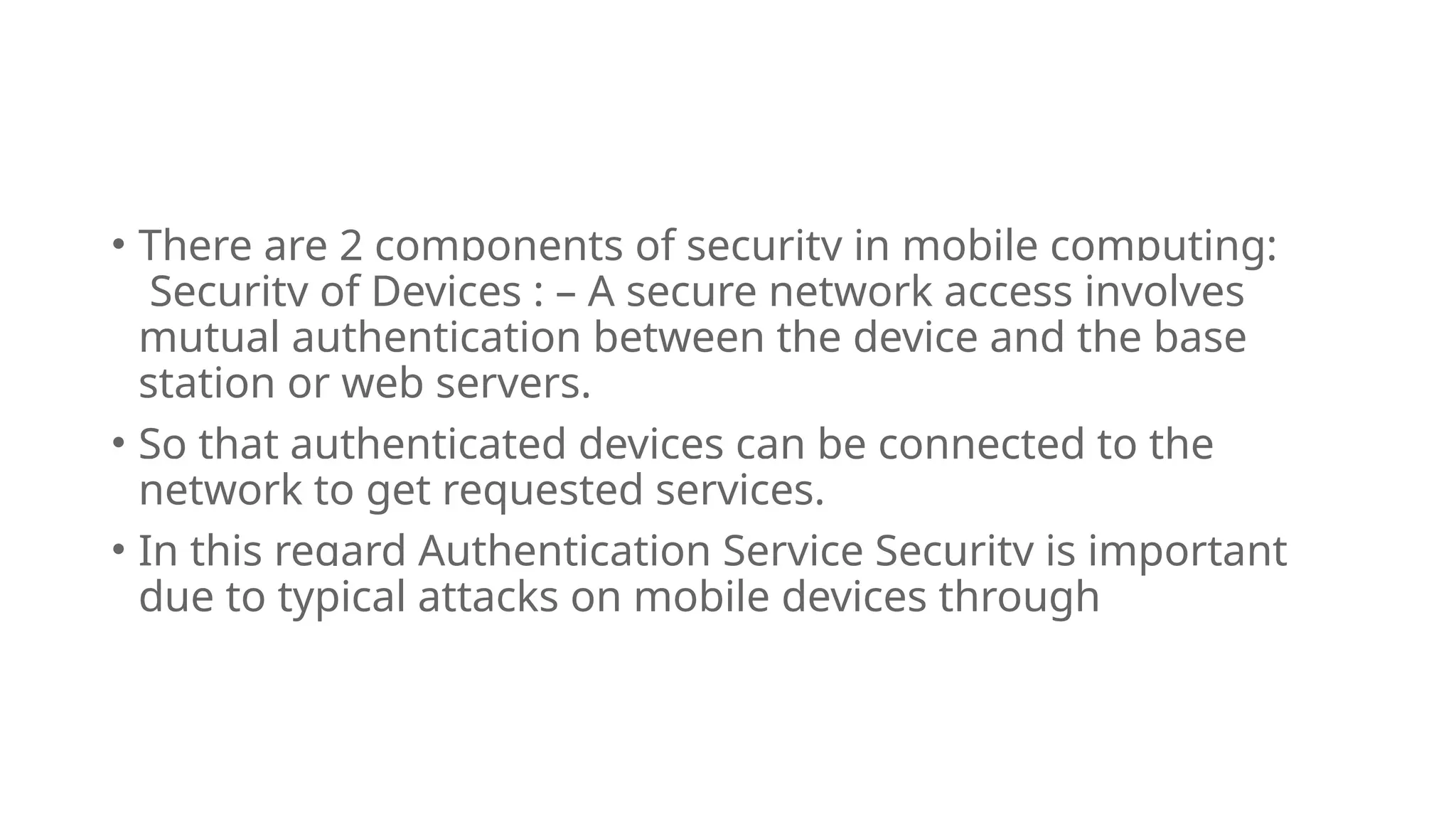 Authentication Service Security In Cyberspace Ppt