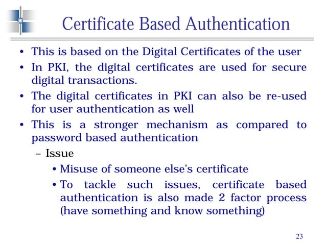 Authentication techniques