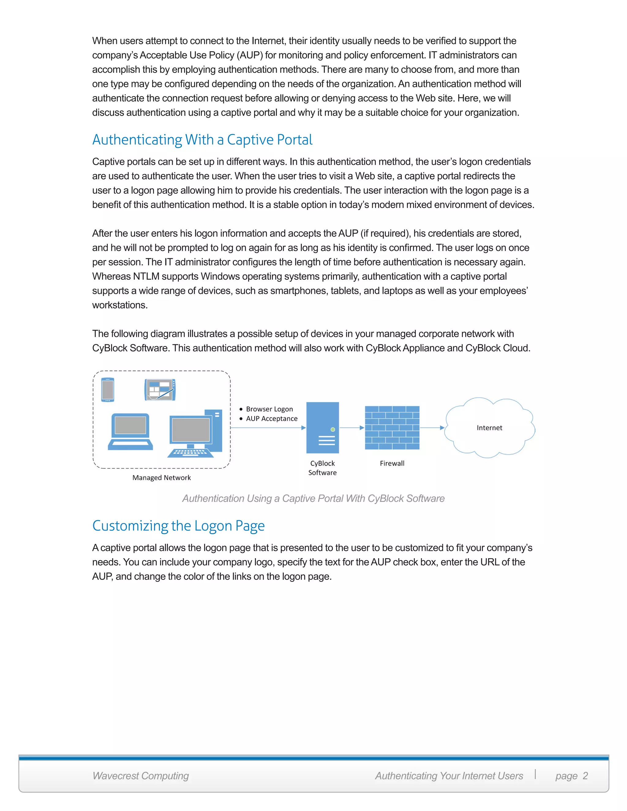 Authentication With Captive Portal | PDF