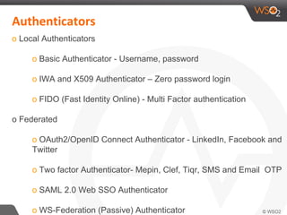 Authenticator and provisioning connector in wso2 Identity Server | PPT