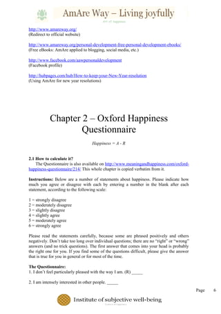 Authentic happiness formula | PDF