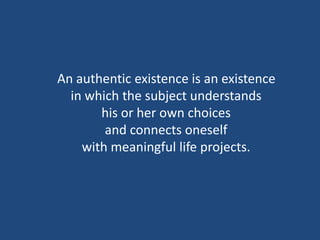 Authenticity as selection tool | PPTX