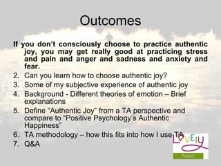 Authentic Joy | PPT