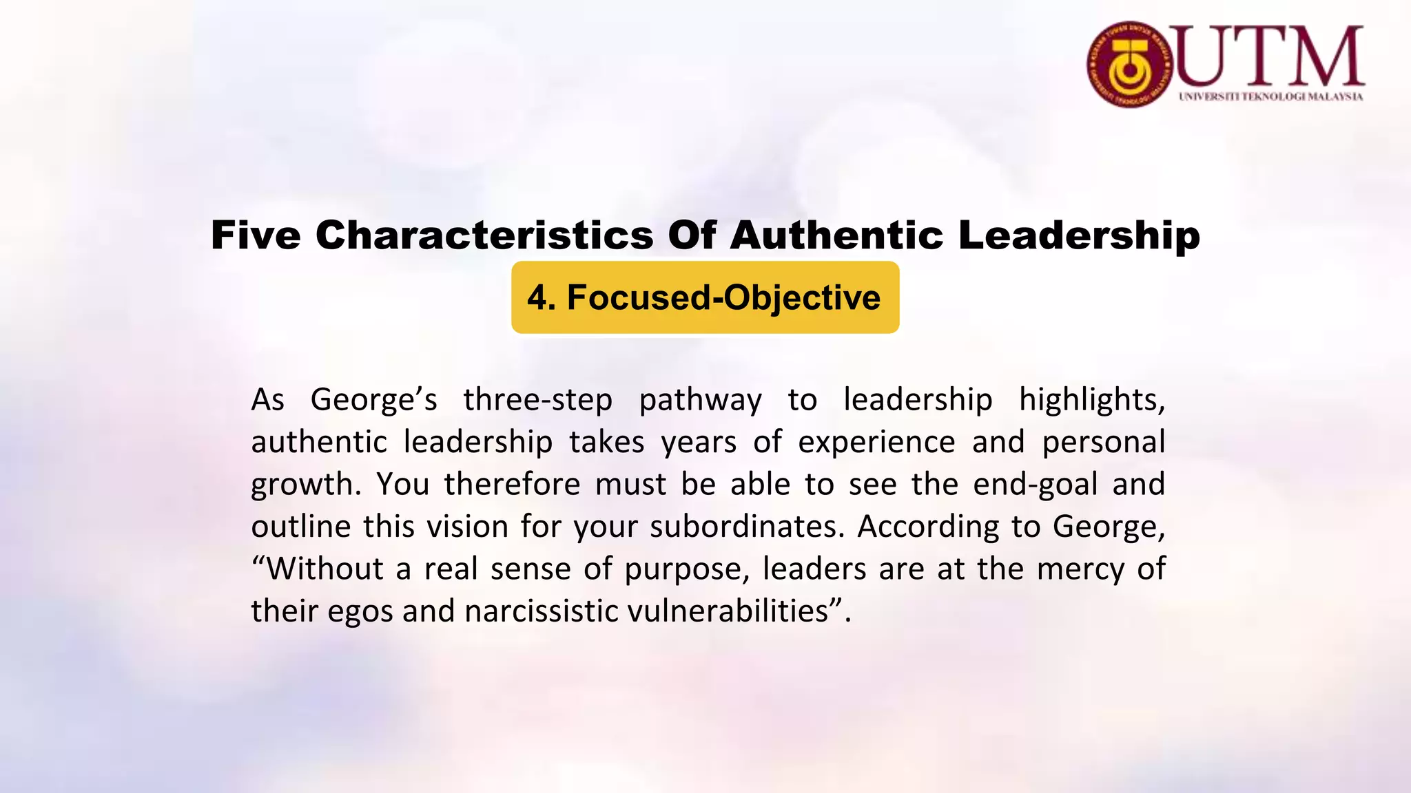 Authentic leadership | PPTX