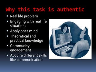 Authentic learning | PPT